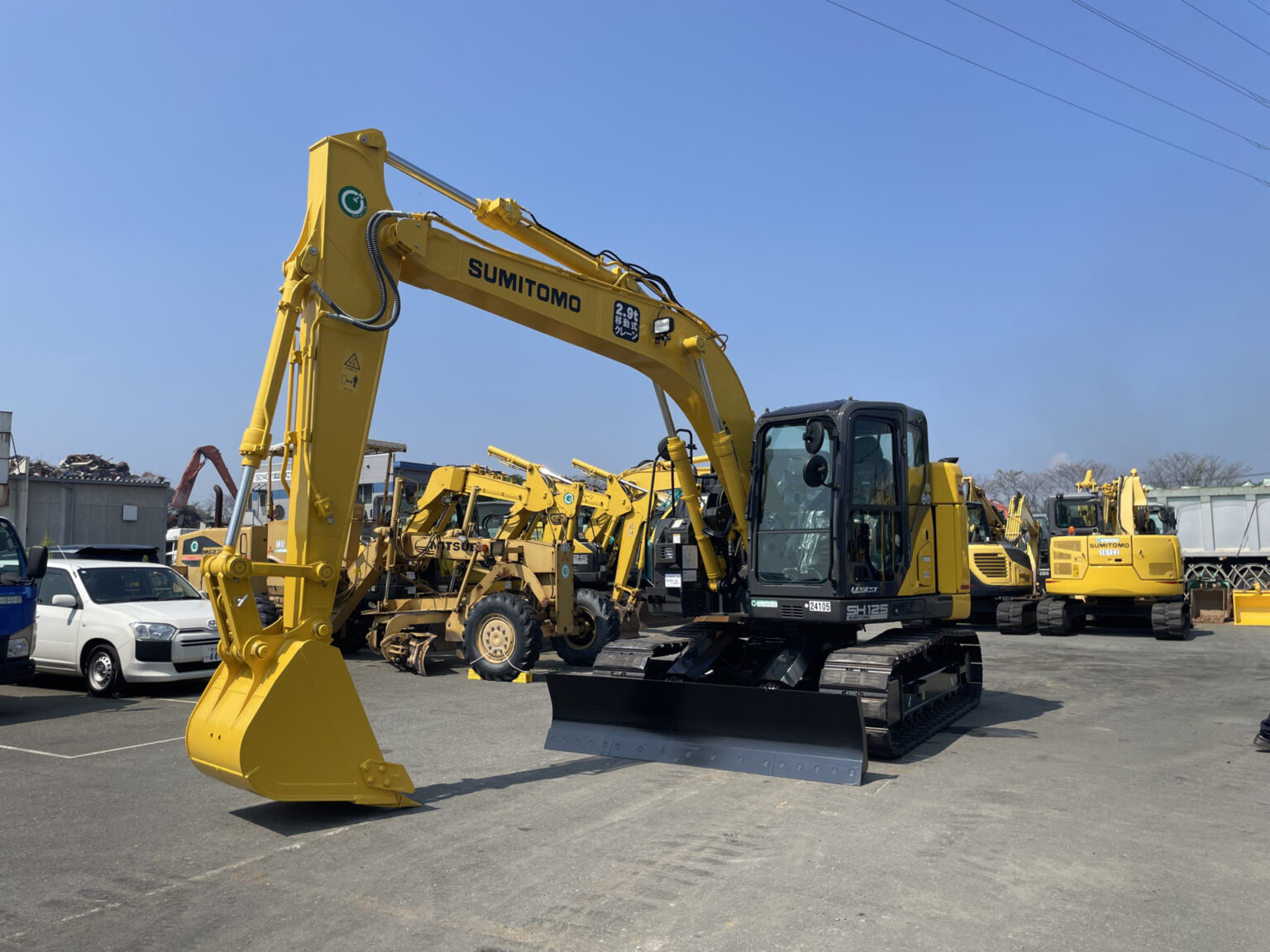 【入庫情報】住友0.45小旋回バックホー | 熊本中央リース株式会社