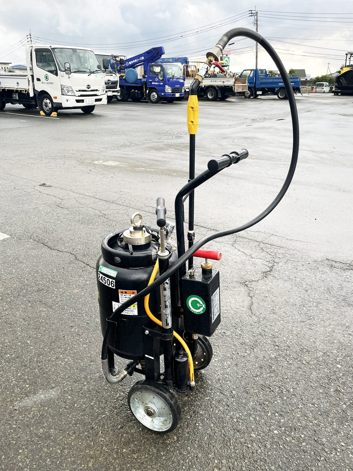 【入庫情報】HANTA アスファルトスプレヤ CSK-10 | 熊本中央リース株式会社